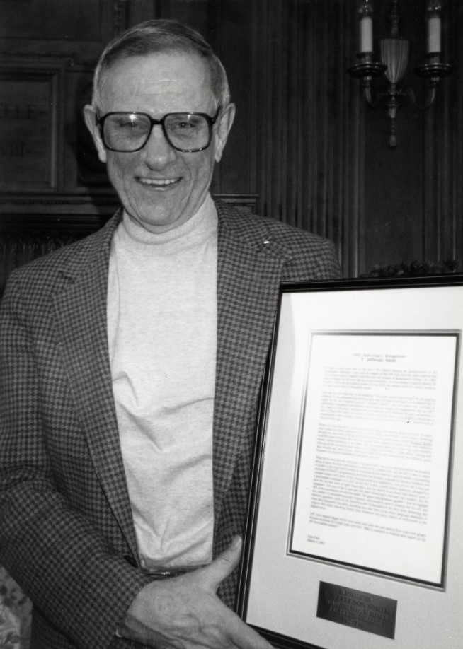 Scholarship Honors Late Professor Emeritus T. Jefferson Smith