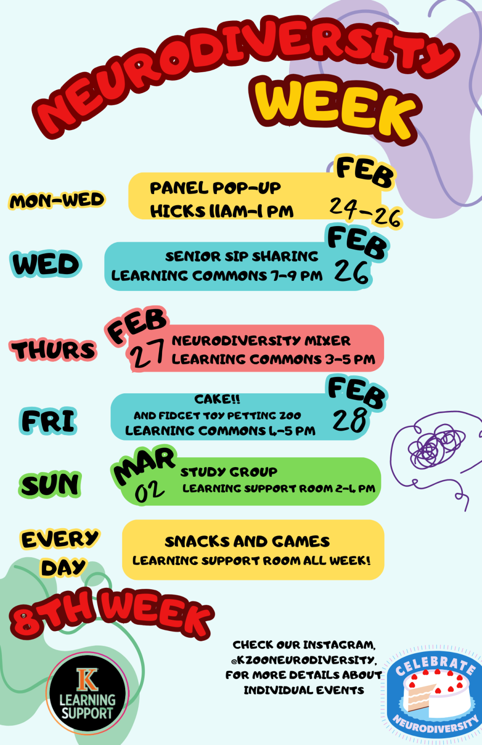 Neurodiversity Week Begins Monday at K - News and Events